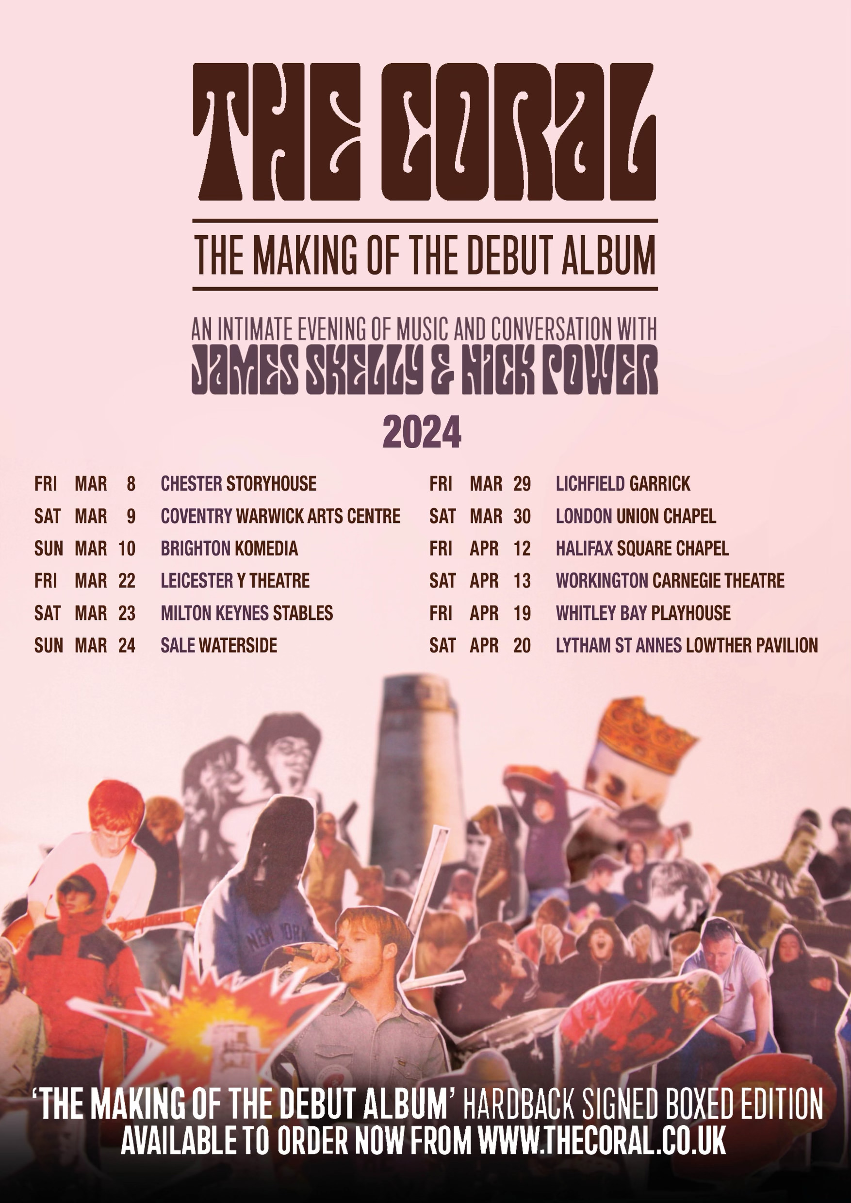 The official website for The Coral